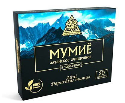 Мумие в таблетках — купить по цене от 65 руб в Москве